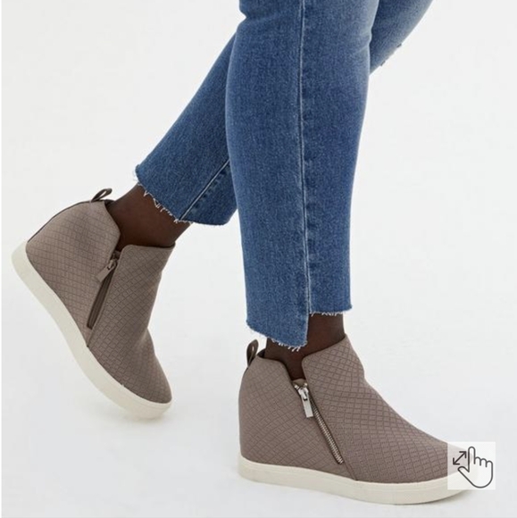 torrid | Shoes | Torrid Knit Sneaker Wedge | Poshmark